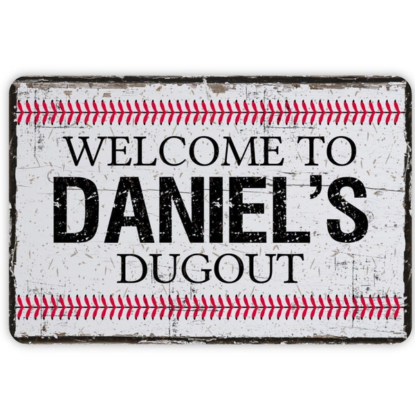 Baseball Dugout Sign - Etsy