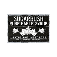 The Sugar Shack Sign, Pure Maple Syrup Metal Wall Decor, Maple Tree ...
