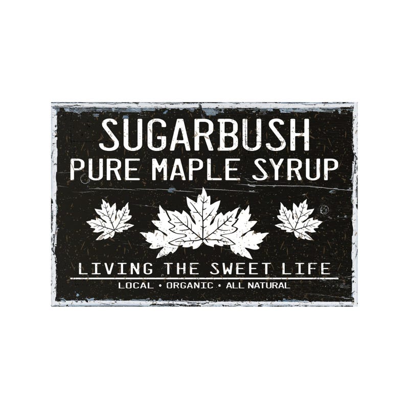 Maple Syrup Sign - Etsy