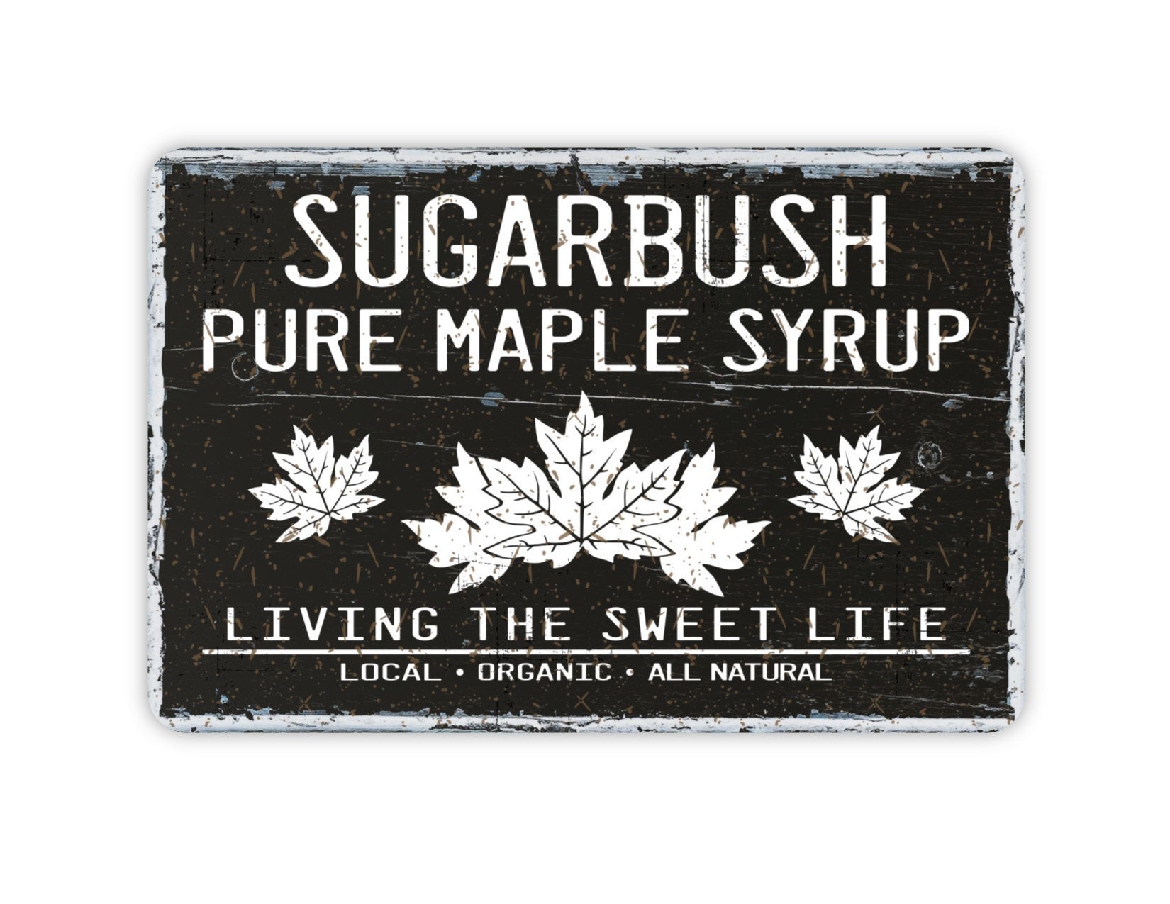 Maple Syrup Signs And Labels