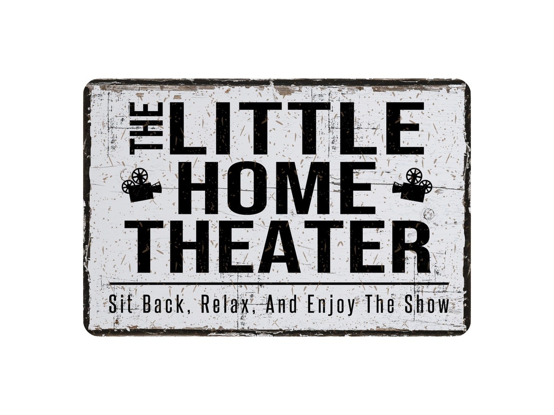 Family Movie Night Sign, Home Theater Wall Art, Custom Movie Theatre ...