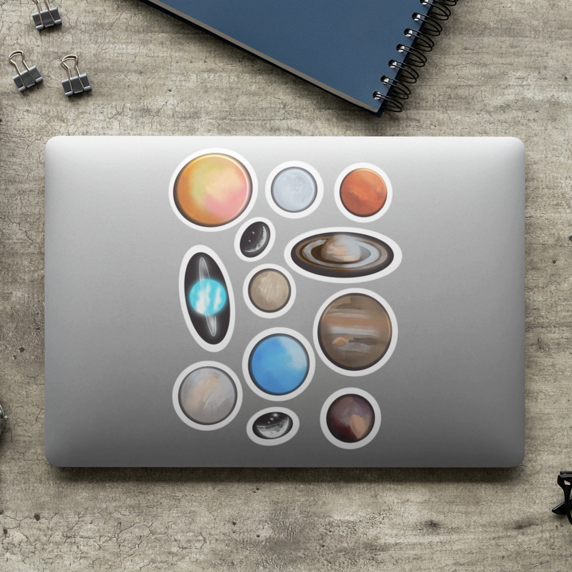 Planet Sticker Sheet - Etsy