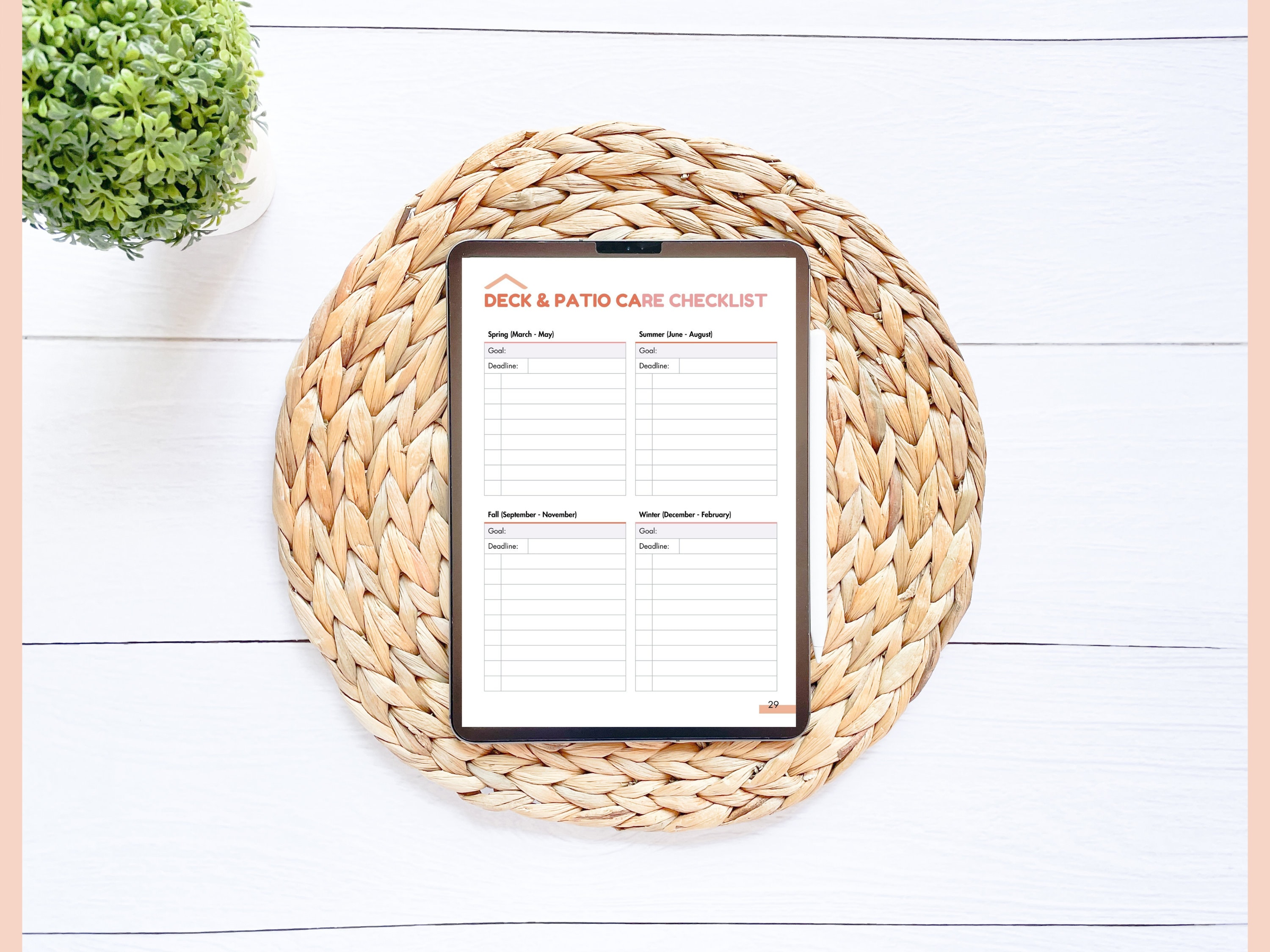 Home Maintenance Planner, Renovation Planner, Home Improvement ...