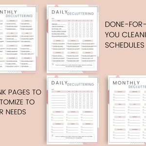 ADHD Decluttering Checklists 30 Day Decluttering Challenge - Etsy