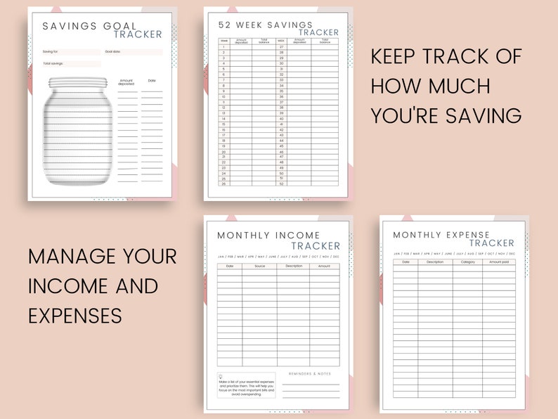 ADHD/ Neurodivergent Budget Binder Printable Easy Household - Etsy