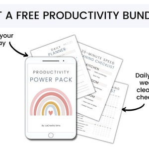 ADHD / Neurodivergent Cleaning Checklists Weekly House - Etsy
