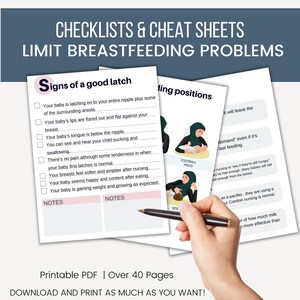 Breastfeeding Planner, Baby Tracker, Newborn Planner, Breastfeeding Log ...