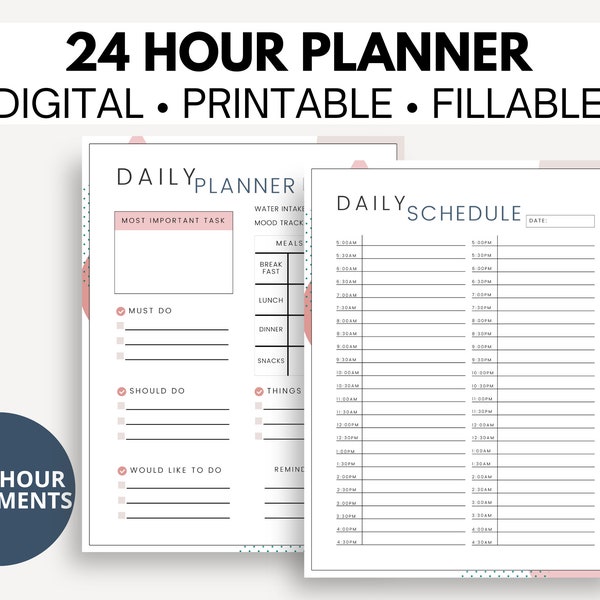 Daily Planner - Etsy
