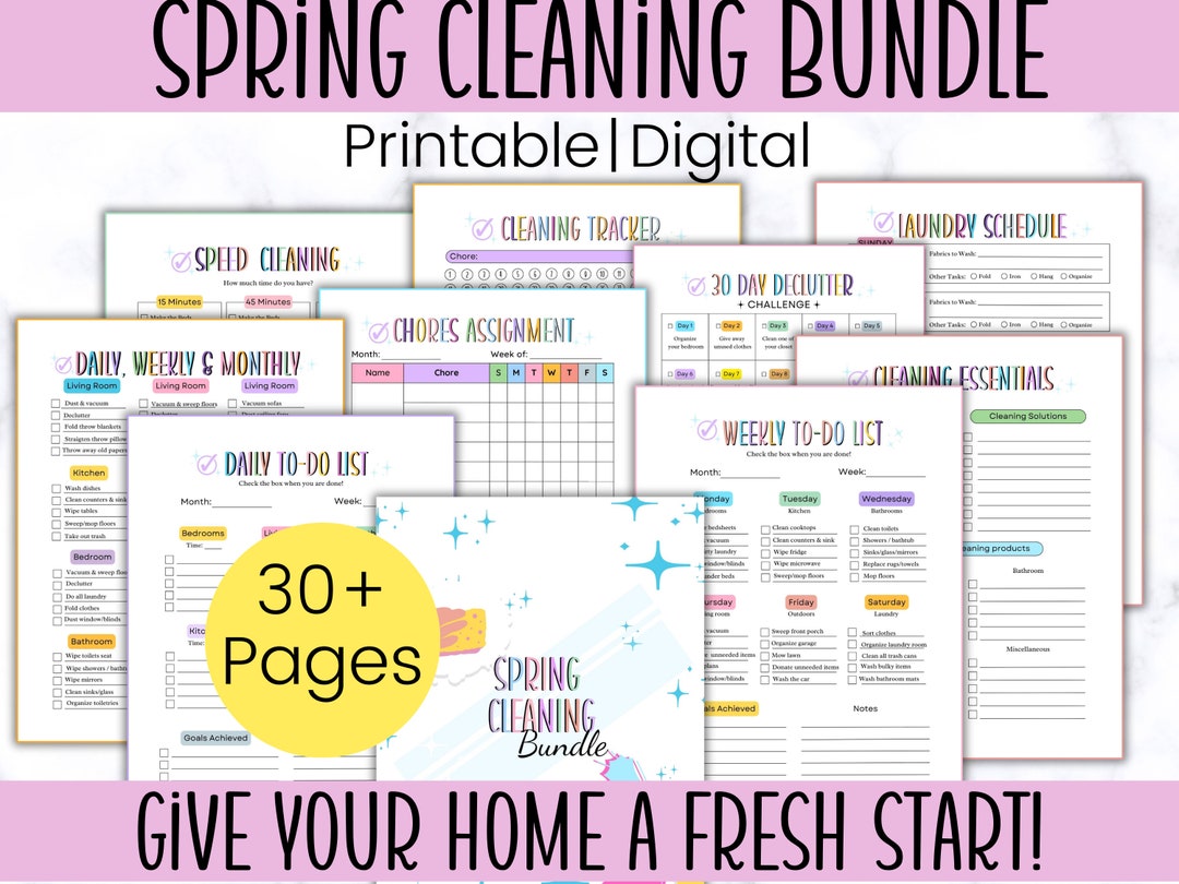 Cleaning Checklists, Weekly House Chores, Clean Home Routine, Monthly ...