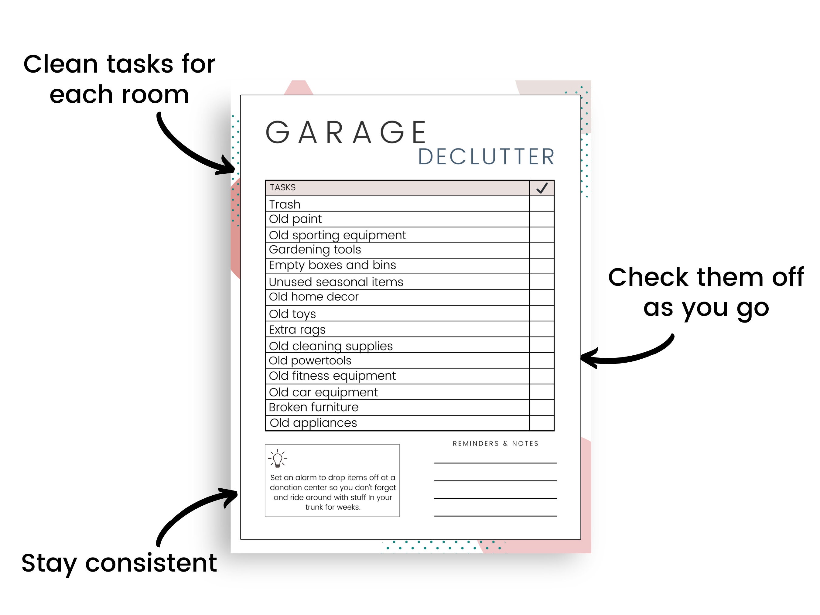 ADHD Decluttering Checklists 30 Day Decluttering Challenge - Etsy UK