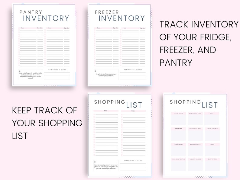 ADHD Monthly Meal Planner Printable, Daily Meal Tracker, Food Journal ...