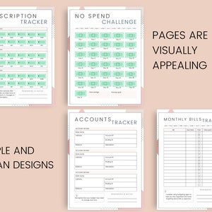 ADHD/ Neurodivergent Budget Binder Printable, Easy Household Budget ...