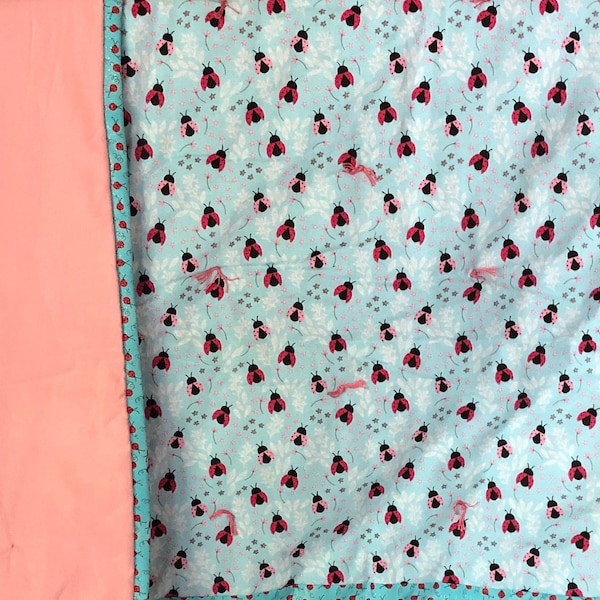 Ladybug Baby Quilt - Etsy