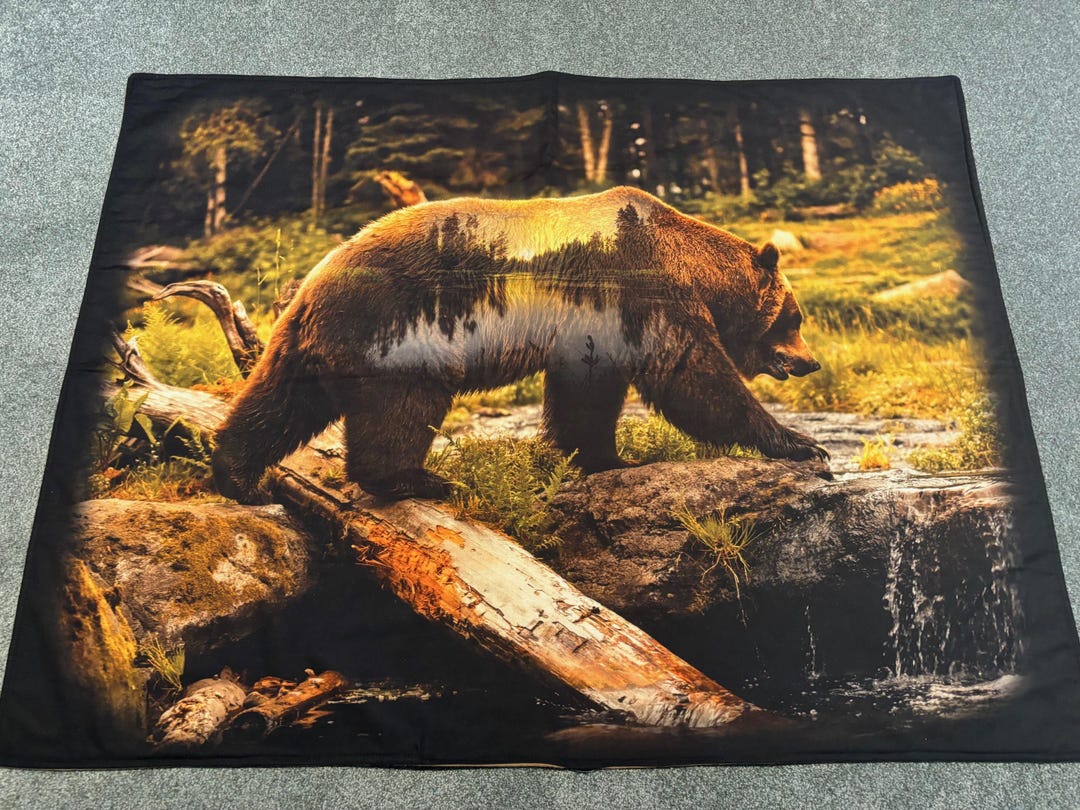 BEAR QUILT PANEL - Etsy