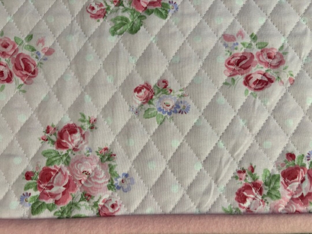 Reversible Pink Rose Quilt - Etsy