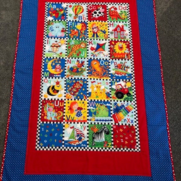 Primary Color Quilt - Etsy