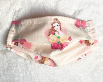 Princess Belle Face Mask - Etsy