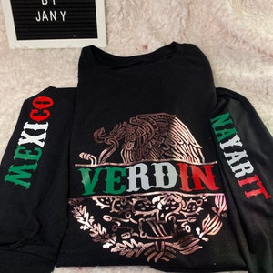 Mexico Custom Long Sleeve Mexico Shirt Viva Mexico Mexico - Etsy