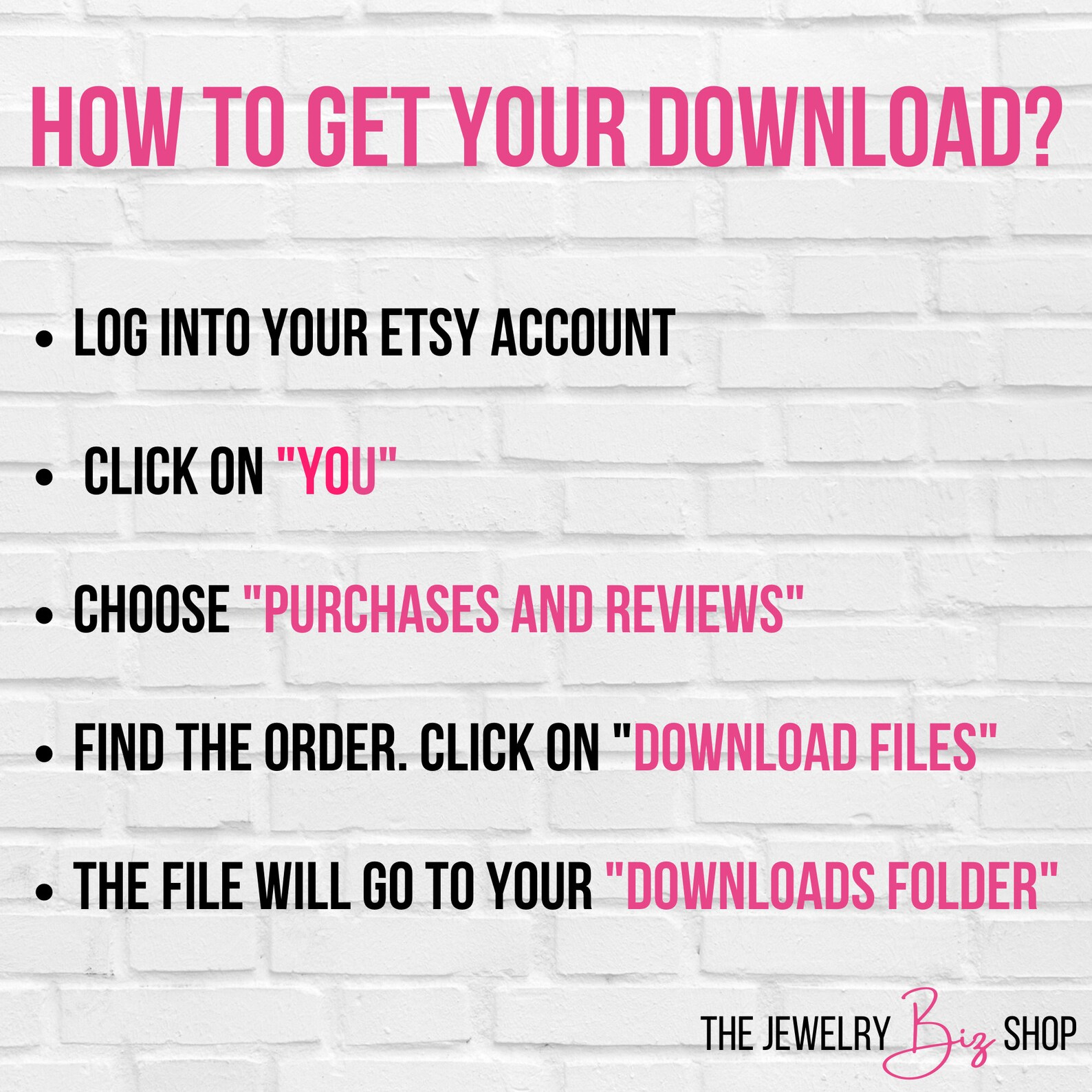 Jewelry Business Order Form Print Sales Invoice PDF Jewelry Order Sheet ...