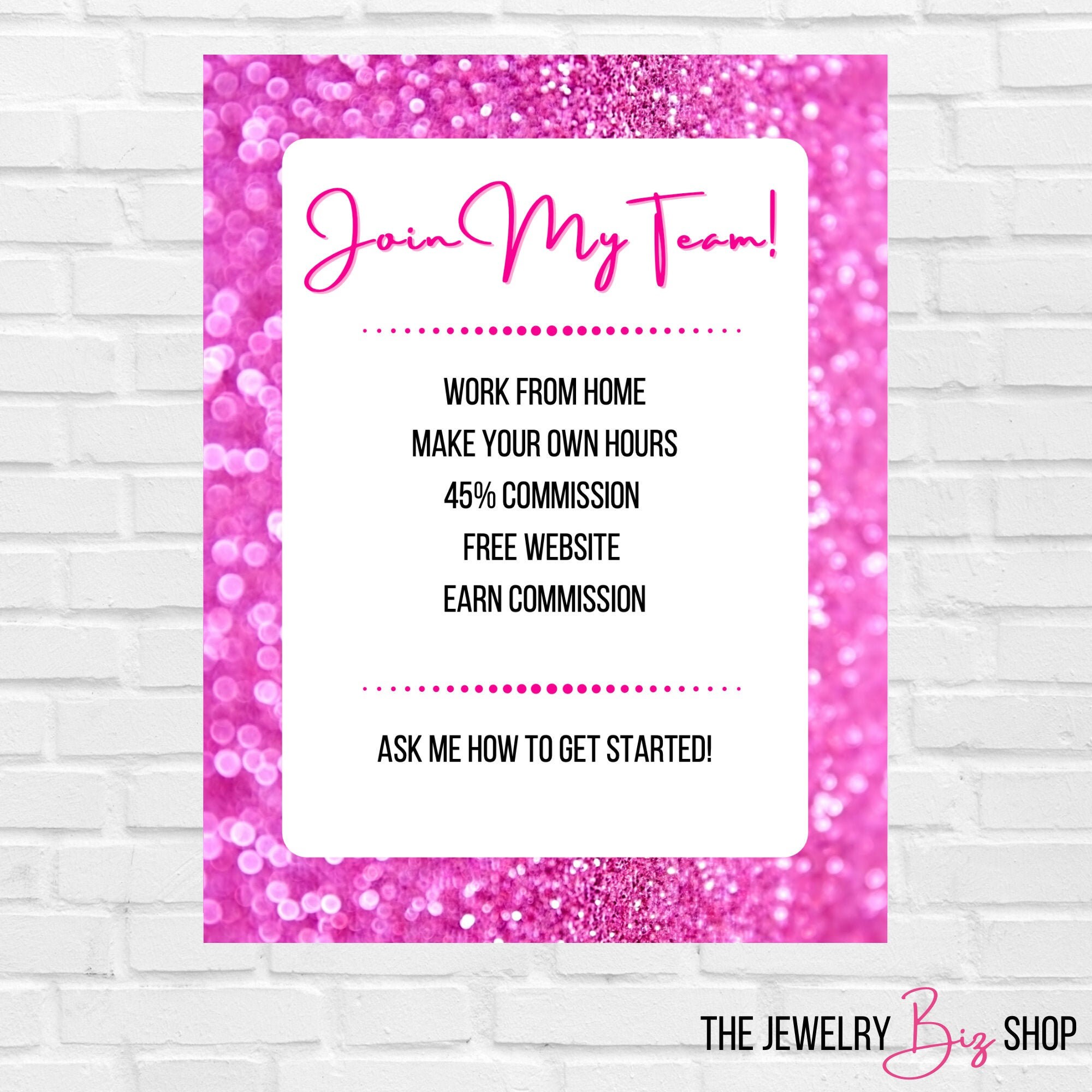 Join My Team Sign Team Building Sign Jewelry Business Sign Jewelry Sale ...