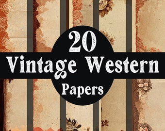 Western Papers - Etsy