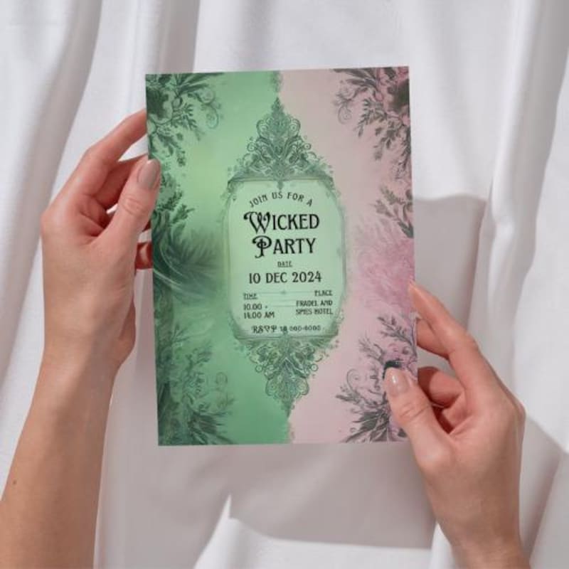 Wicked Party Invitations - Etsy