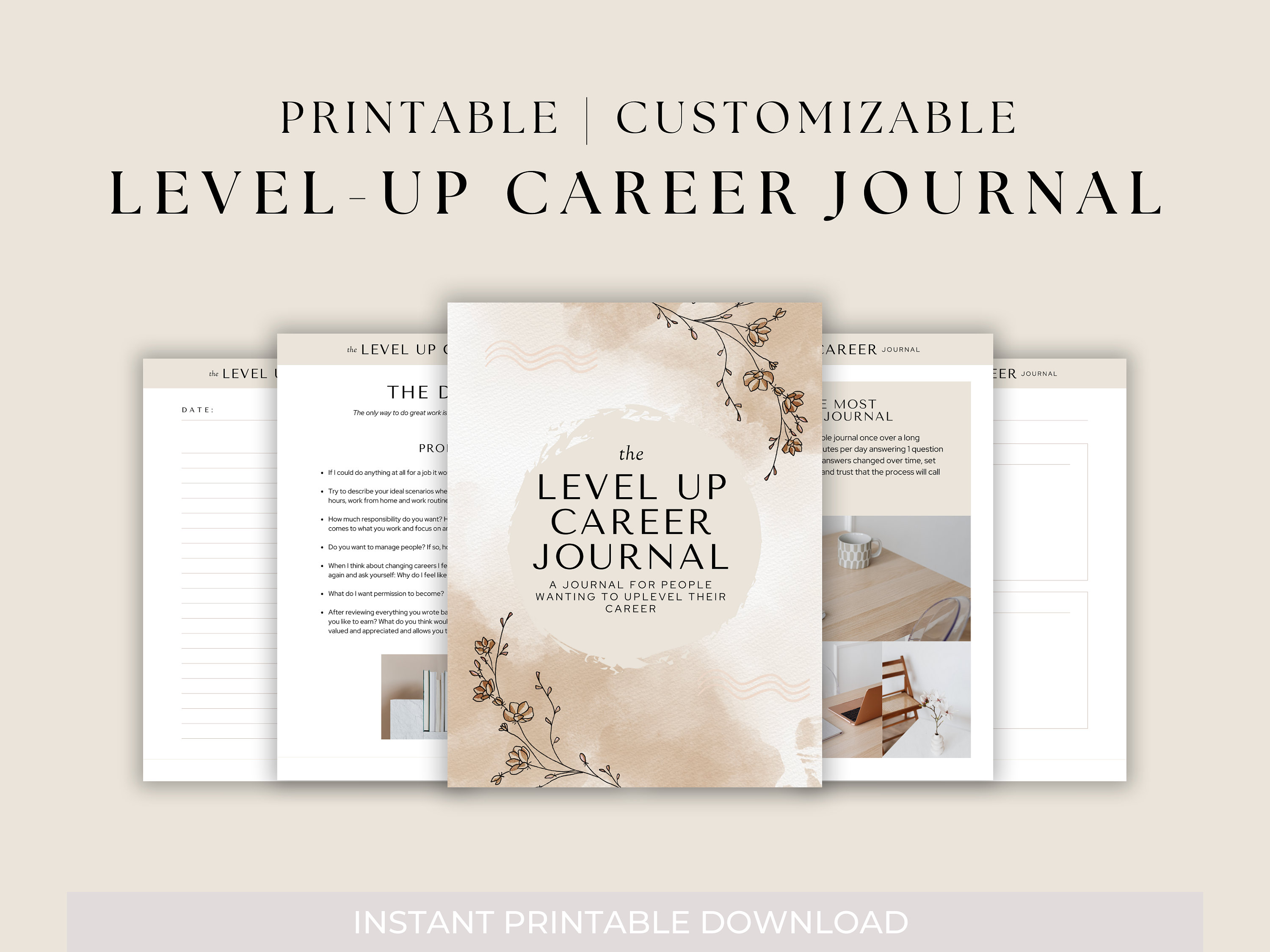 Level up Career Journal Digital Download Career Planner - Etsy