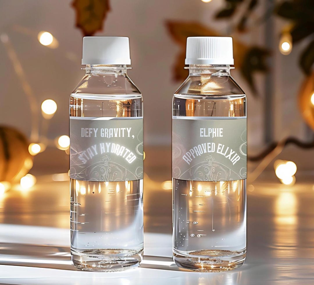 Wicked Wizard of Oz Party Food Water Bottle Labels Set | Food Tents ...