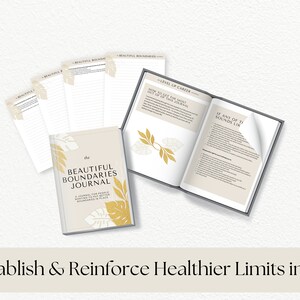 Beautiful Boundaries Journal, Done for You Content, Lead Magnet, Life Coaching Tools, Workbook ...