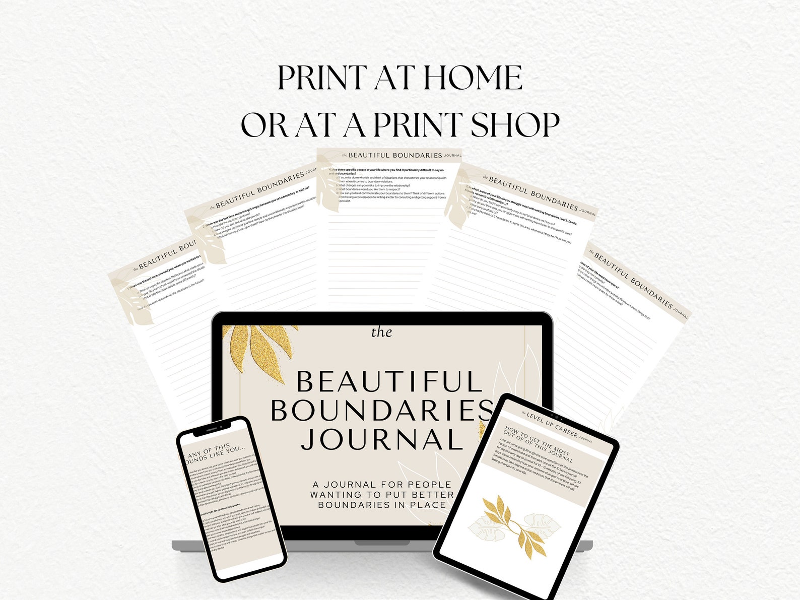 Beautiful Boundaries Journal, Done for You Content, Lead Magnet, Life ...