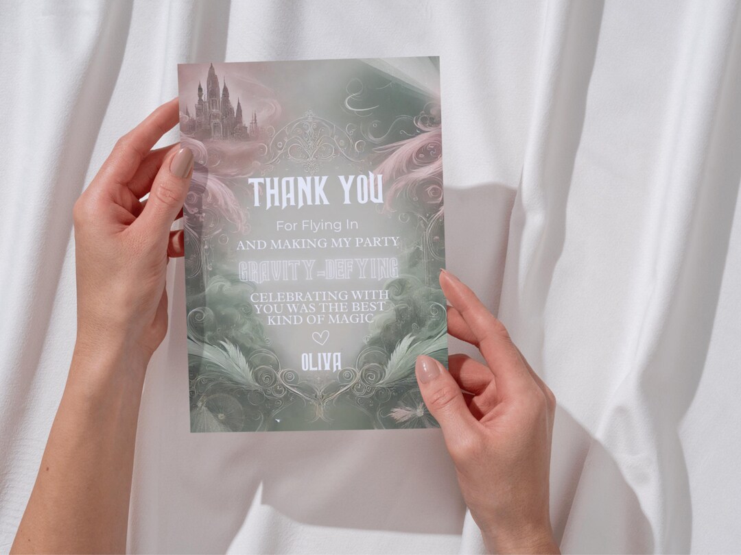 Wicked Thank You Tags, Wicked Inspired Birthday Favor Tags, Wicked Gift ...