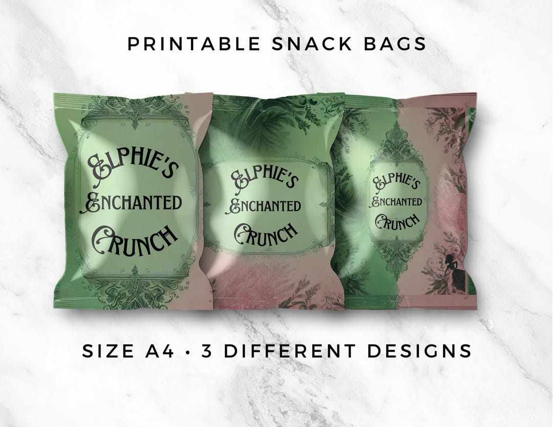 Wicked Birthday Chip Bag, Wicked Party Souvenir, Defy Gravity, Wizard ...