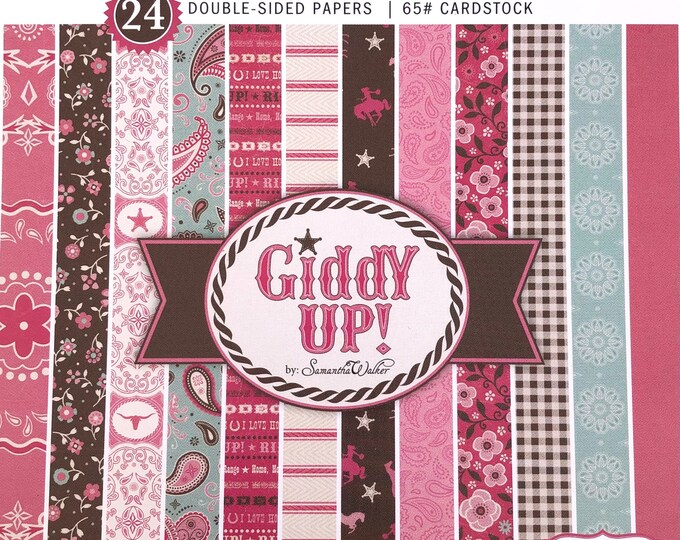 Carta Bella Giddy up Cowgirl 6x6 Scrapbook Paper Pad - Etsy