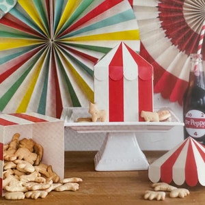 Popcorn Banner Carnival Circus Birthday Party Decoration Double Sided ...