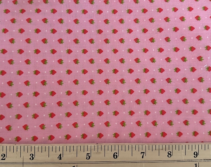 Strawberry Shortcake Cotton Fabric - Fat Quarter - Berry Sweet ...