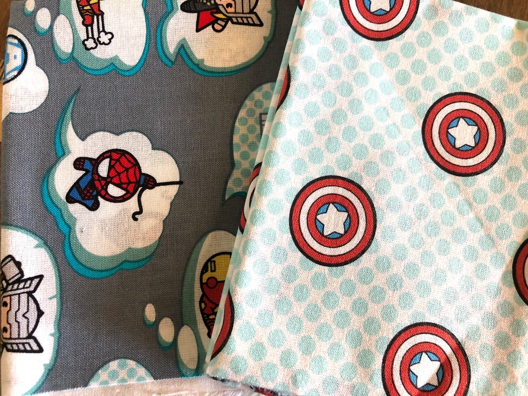 Marvel Avengers Fabric Cotton Fabric Super Hero Fabric Quilting Fabric ...