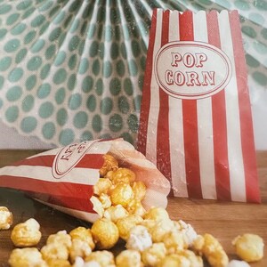 Popcorn Banner Carnival Circus Birthday Party Decoration Double Sided ...