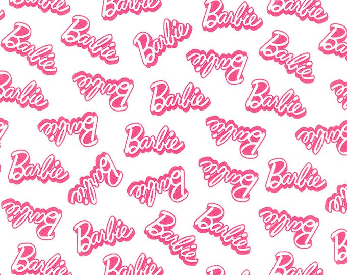 Barbie Words Fabric Cotton Mattel Riley Blake - Etsy