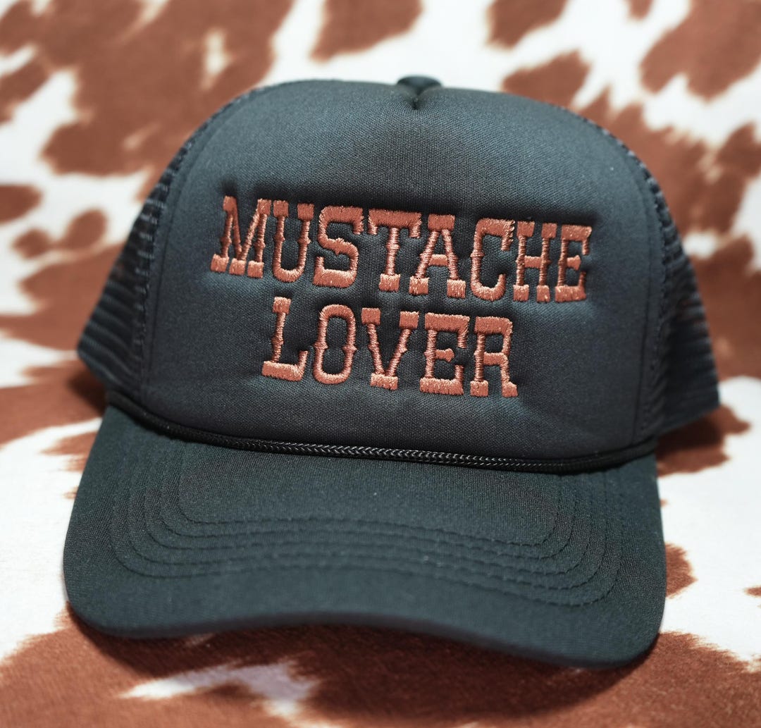 Mustache Lover Trucker Hat - Etsy