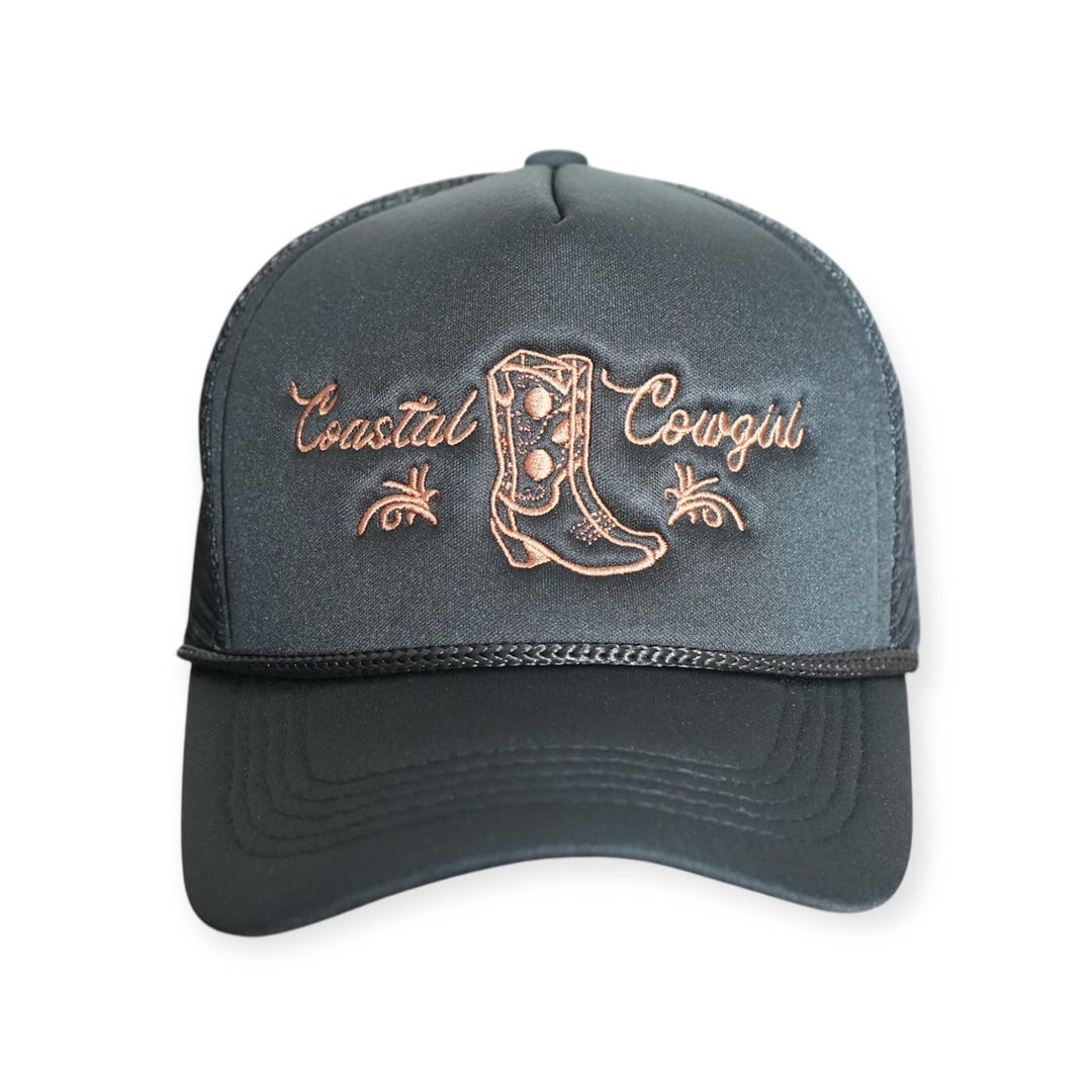Coastal Cowgirl Womens Trucker Hat – Western Snapback Cowgirl Cap - Etsy