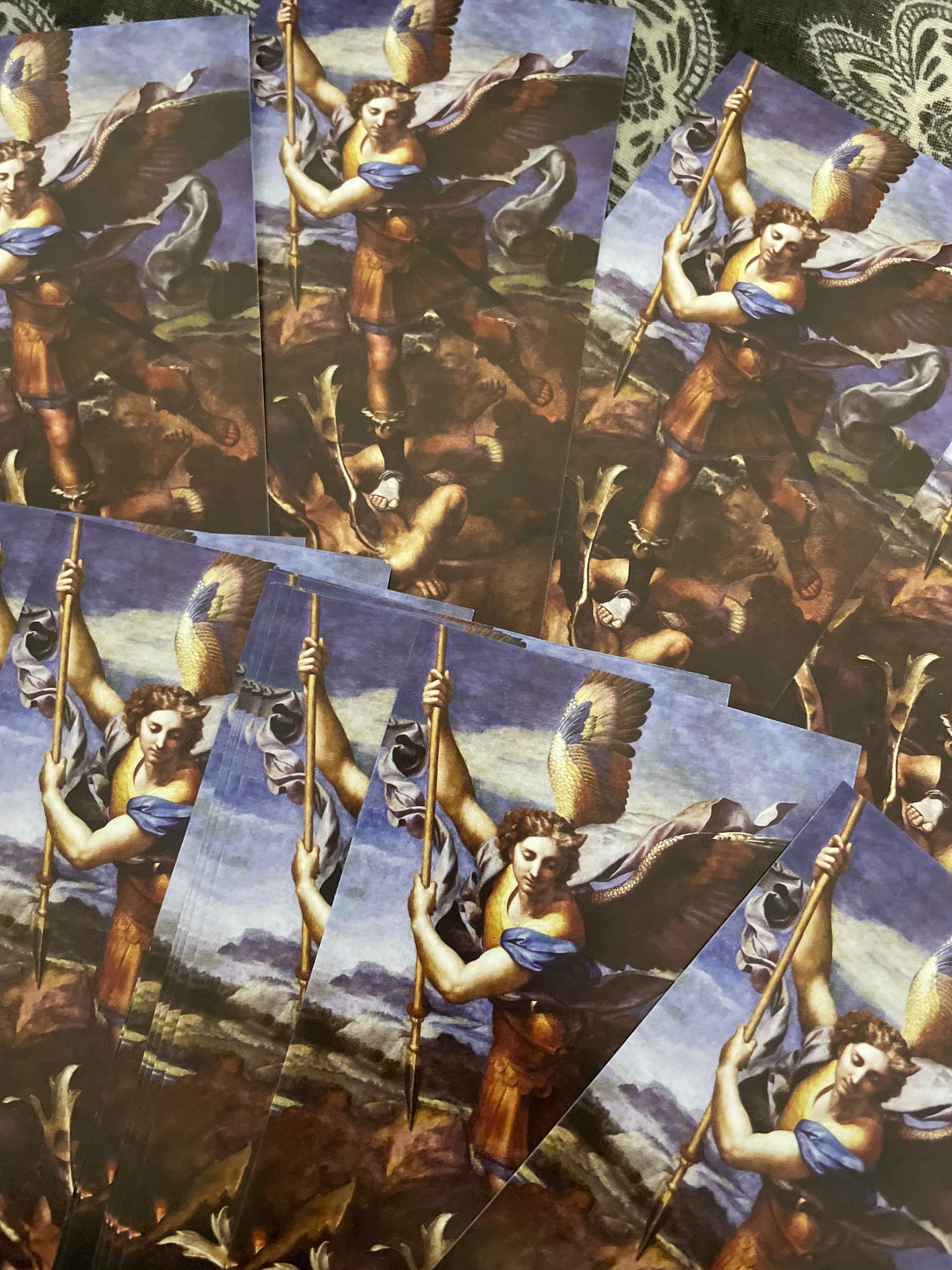 St.michael the Archangel - Prayer Card (ENGLISH) - Etsy