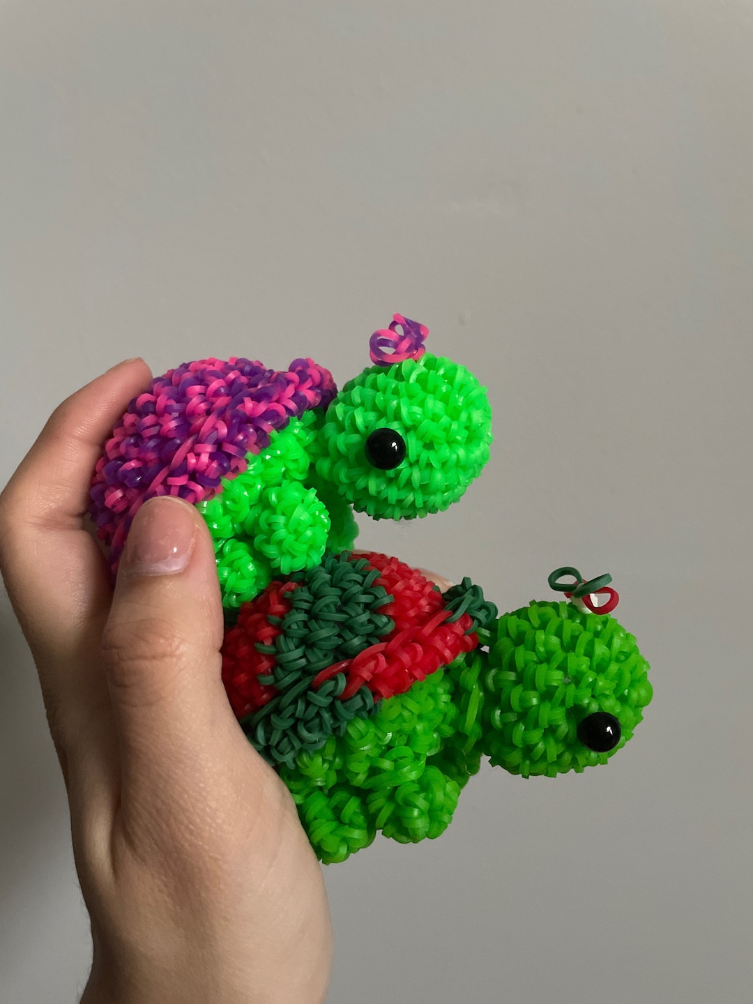 Rainbowloom Loomigurumi Turtles - Etsy