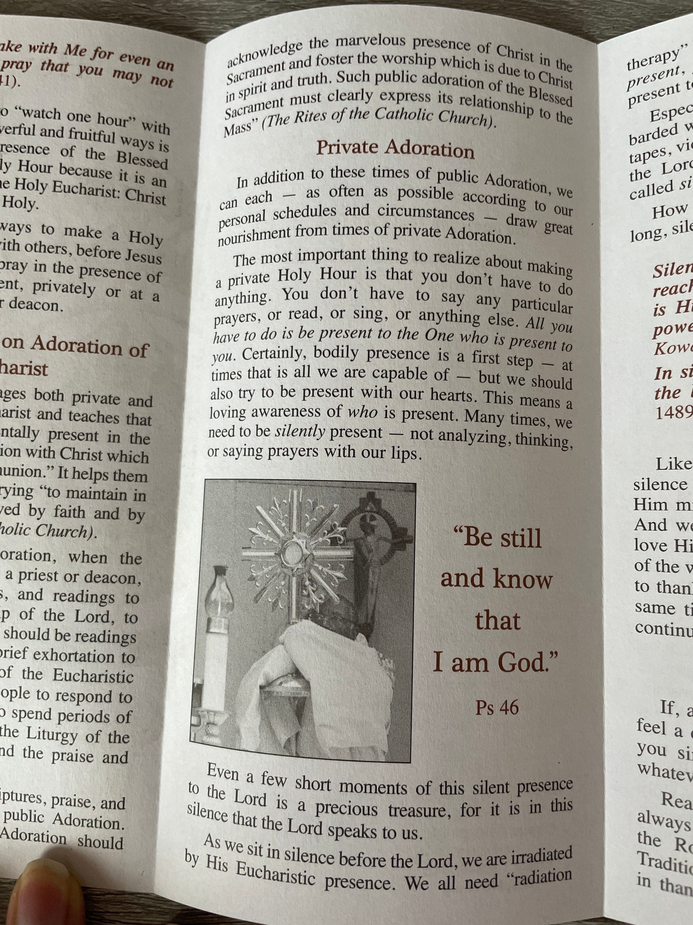 How to Make a Holy Hour Pamphlet ENGLISH - Etsy