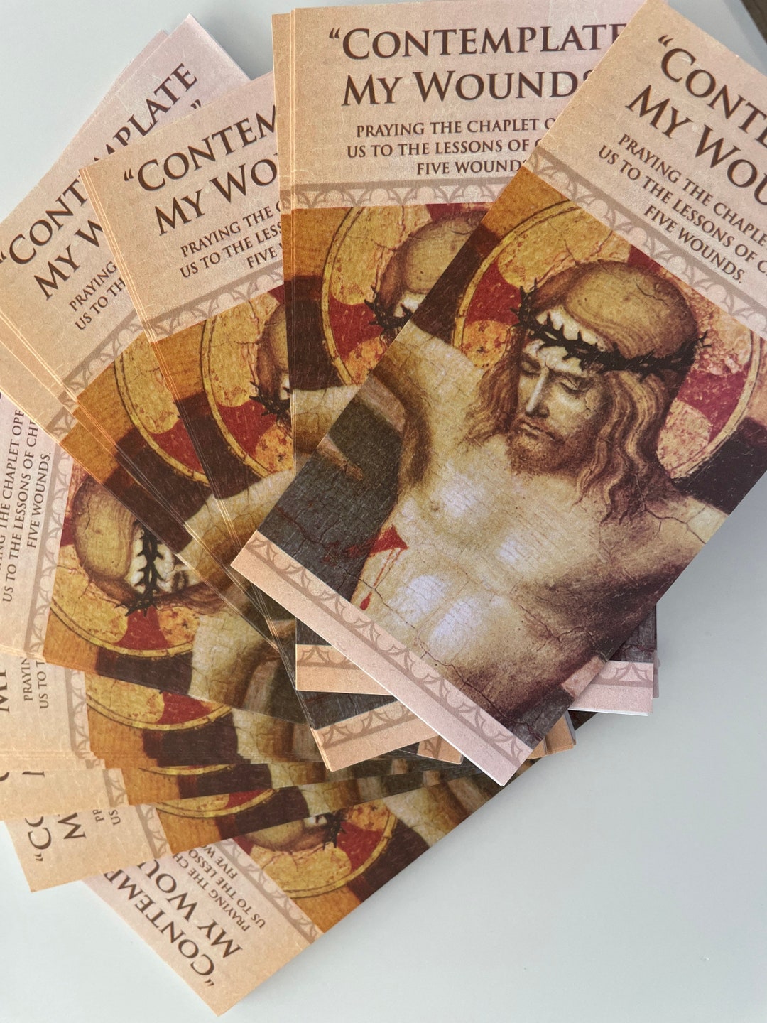 Contemplate My Wounds Prayer Pamphlet- (ENGLISH) - Etsy