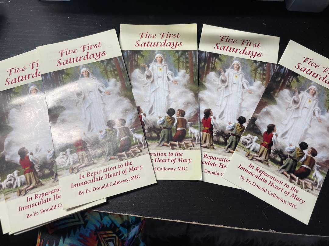 The Five First Saturdays Devotion Complete Pamphlet. english - Etsy