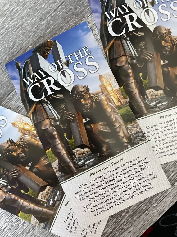 The Stations of the Cross Pamphlet ENGLISH | Etsy