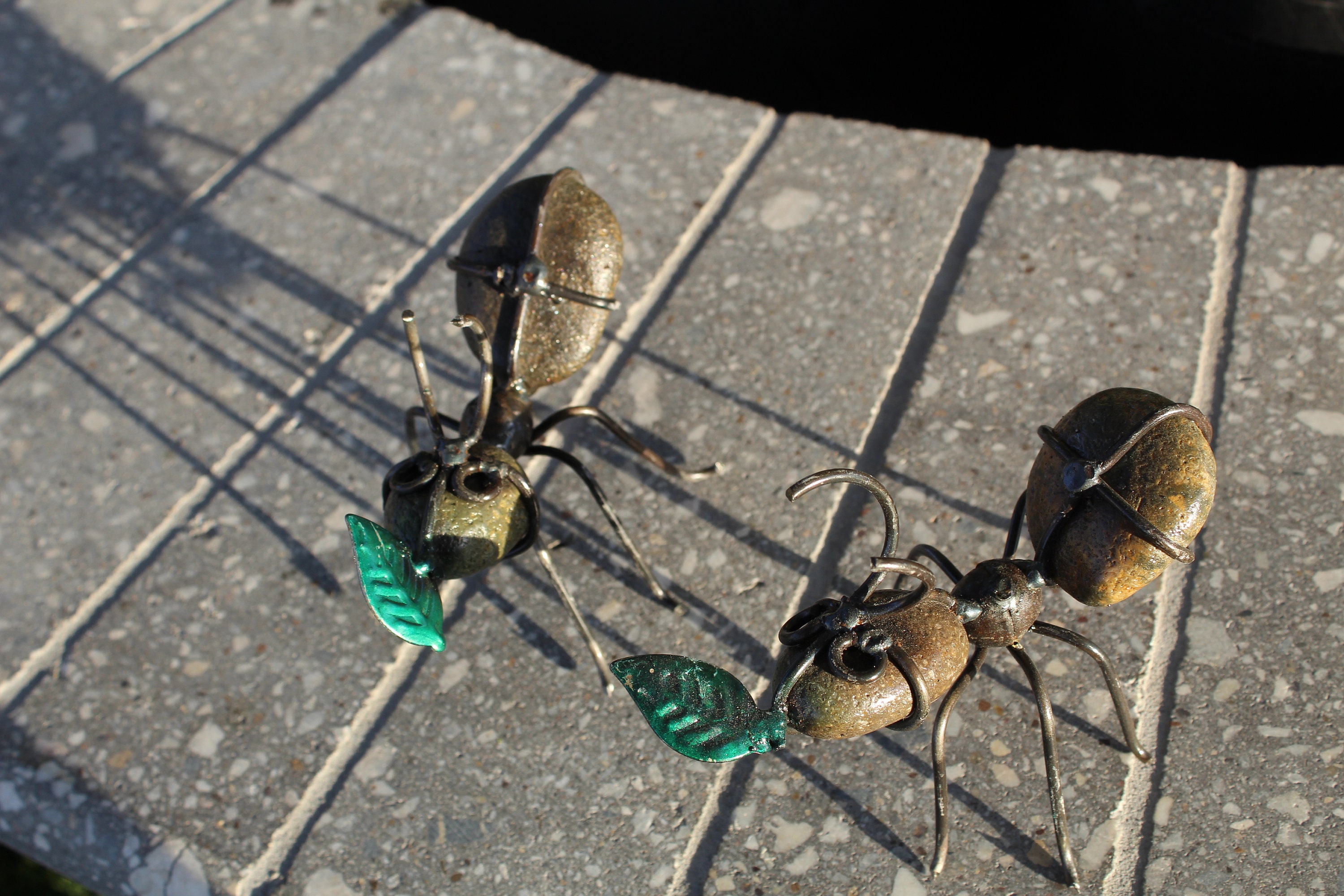 Ant Leaf,ant,metal Ant,rock Ant,sculpture Ant,garden Ant,home. Ant ...
