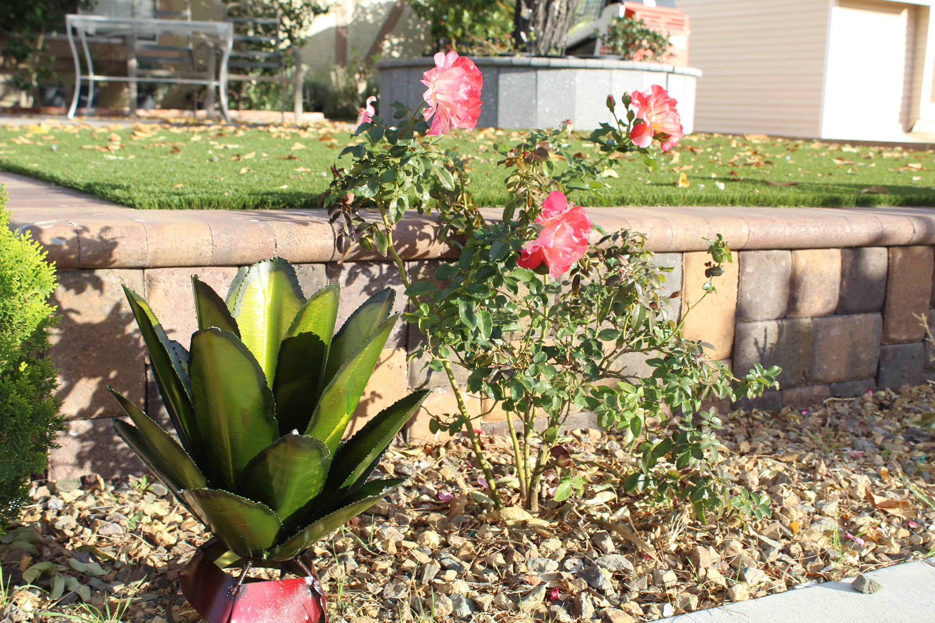 Metal Agave, Green Agave, Agave, Metal Agave With Flower, Flower Agave ...