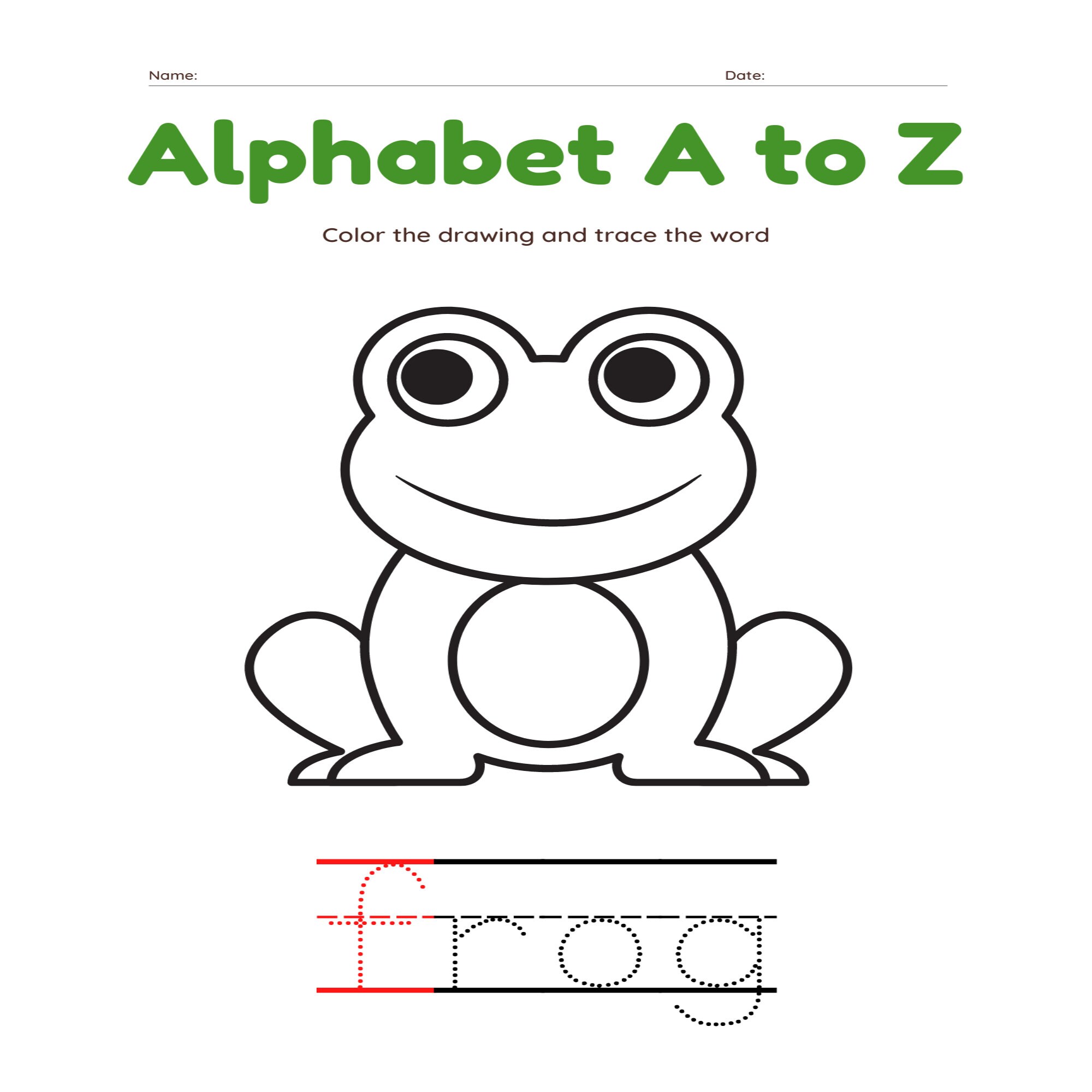 ABC Coloring Book, Tracing, Coloring Pages, Coloring and Tracing ...