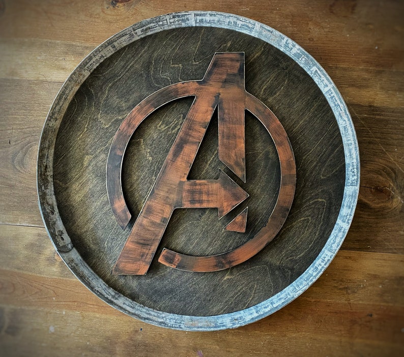 Avengers Wood & Metal Sign Marvel Art Comic Booksuper Hero - Etsy